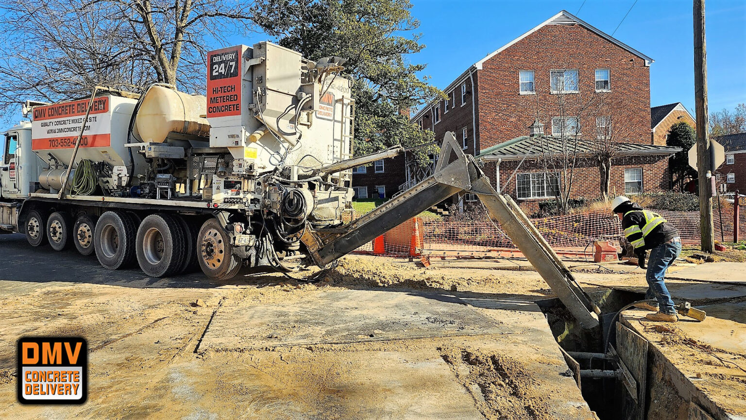 Our Trucks Can Deliver Up to 10 Yards of Concrete | DMV Concrete