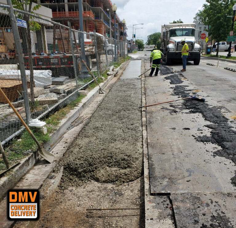 Mixing Concrete On Site to Your Specifications | DMV Concrete